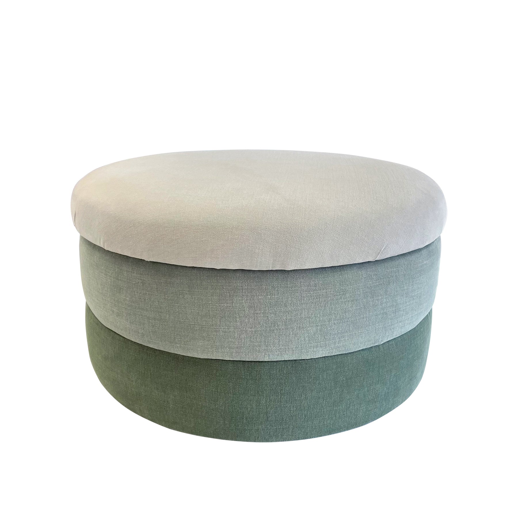 Bergen : Stacked Circular Storage Ottoman – Footstools & More